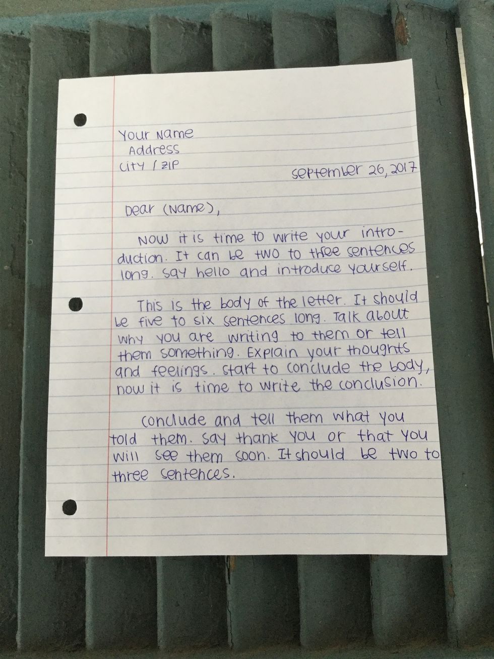 How to write a letter - B+C Guides