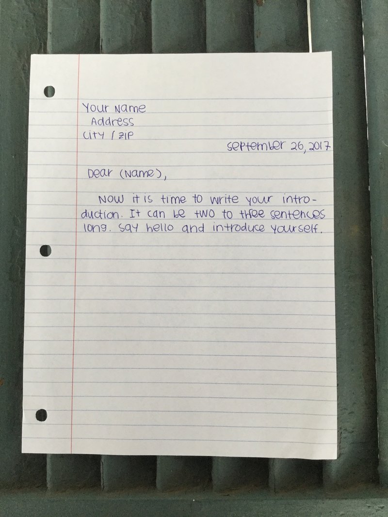 Indent Letter Format