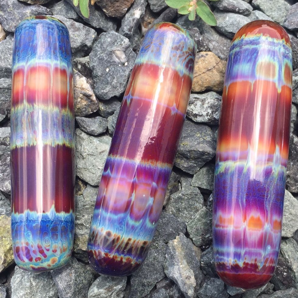 How to make a "tapestry" bead using double helix skylla - B+C Guides