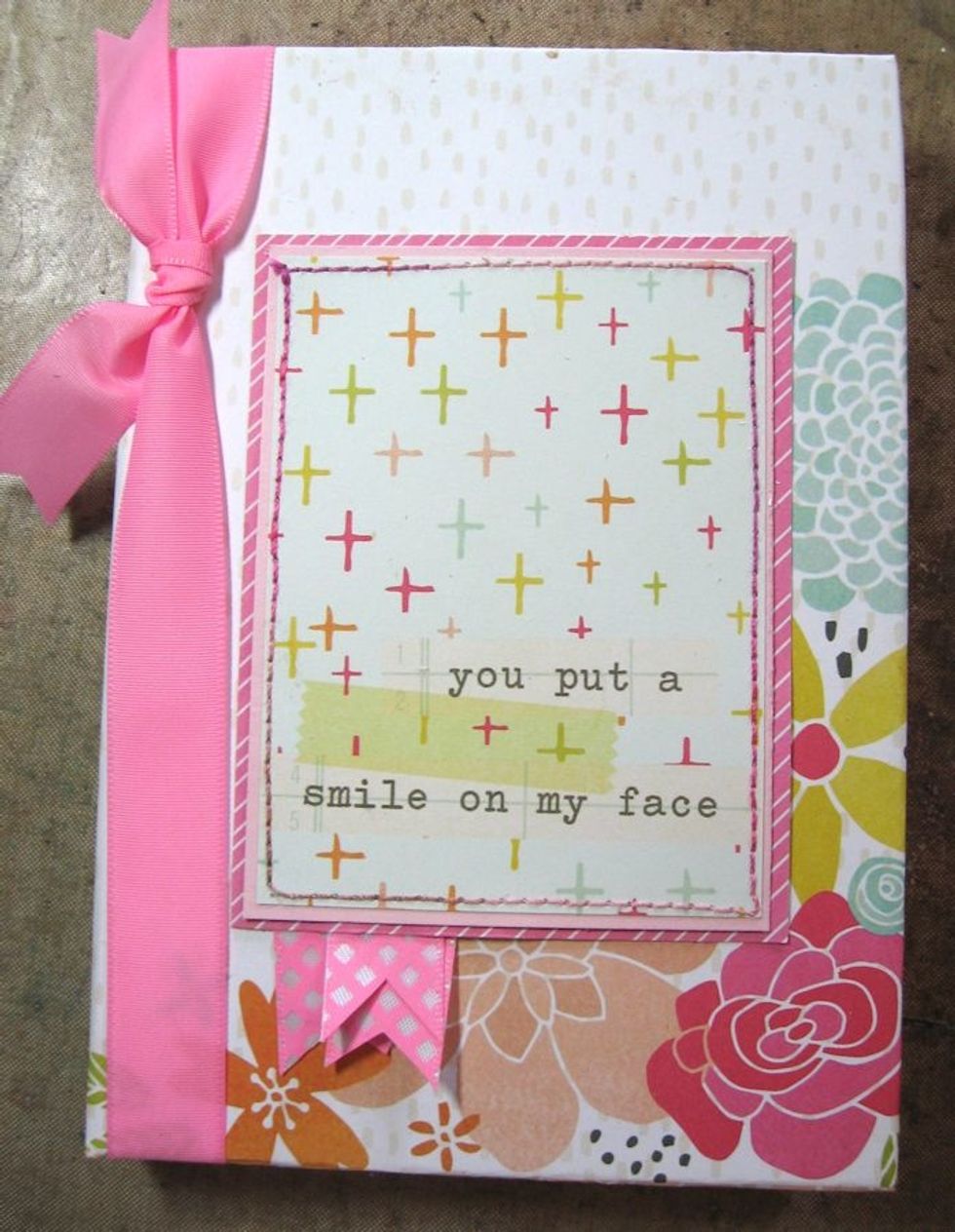 How to make a decorative notebook with chipboard - B+C Guides