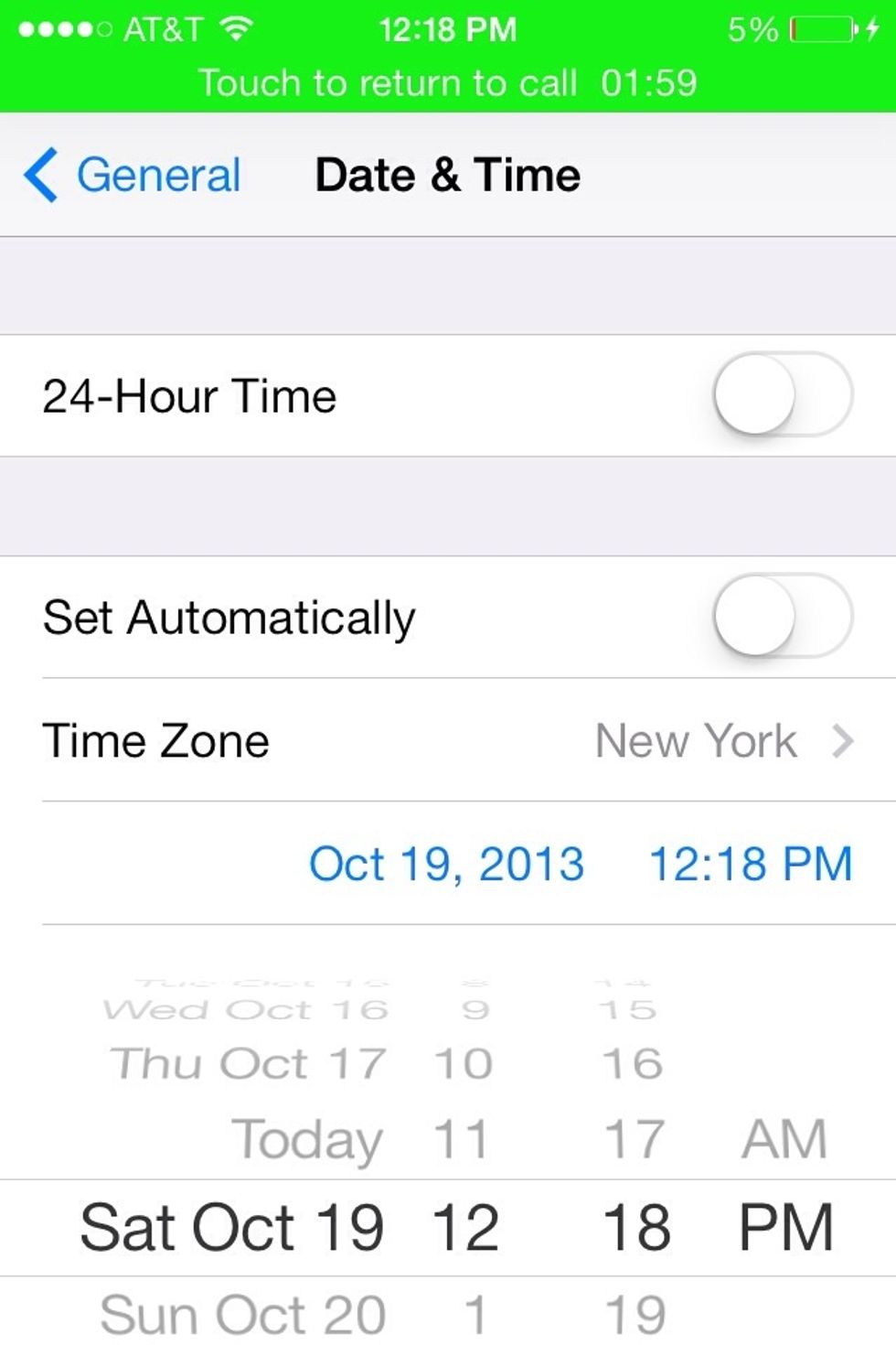 How to change the date and time on an iphone (ios7) - B+C Guides