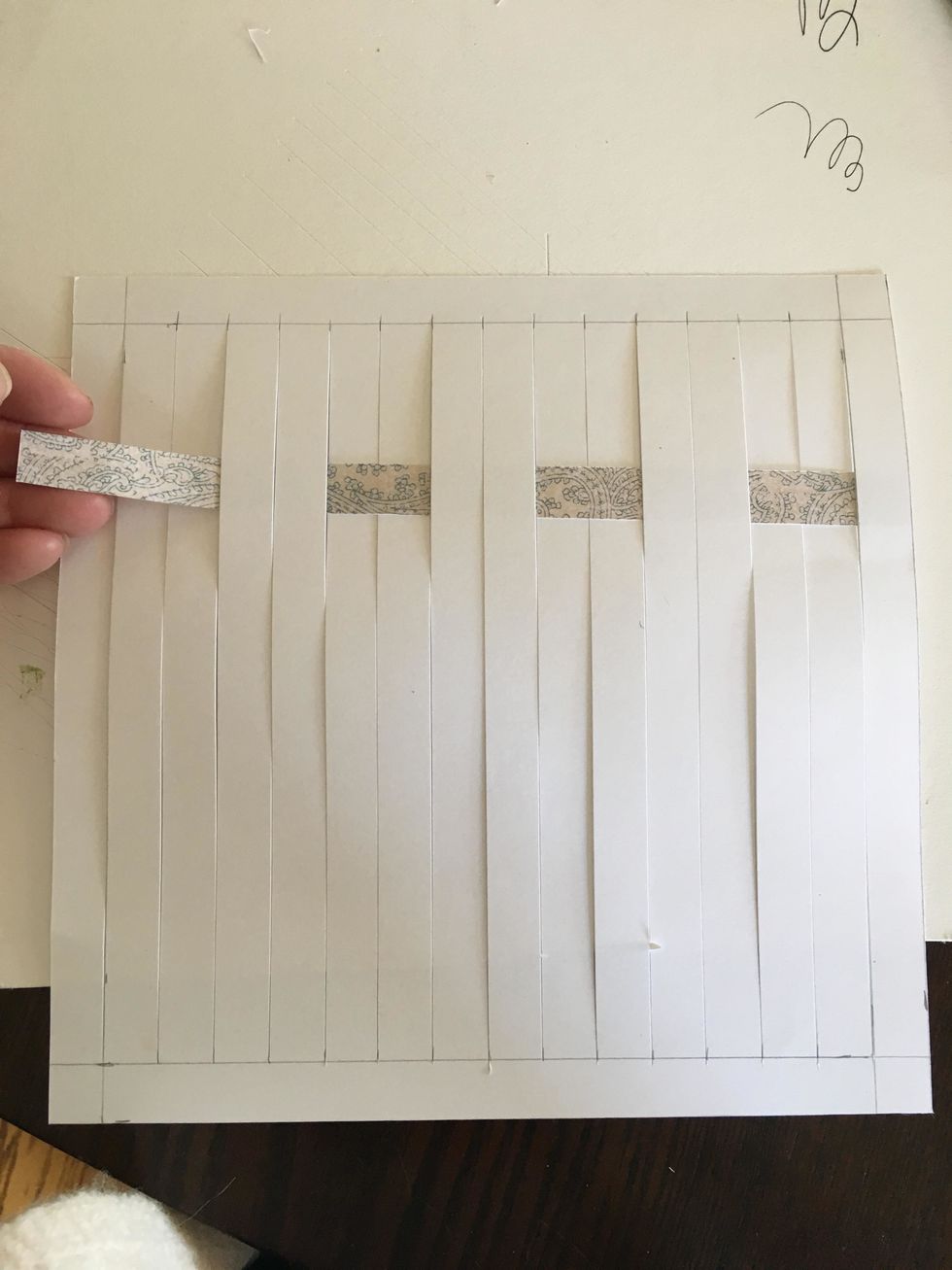 How to create a chevron weaving - B+C Guides