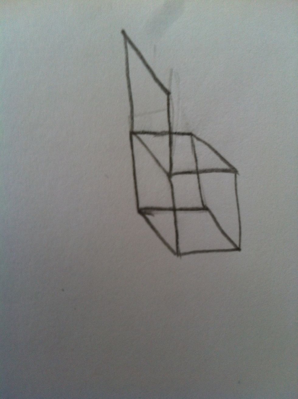 How to draw a 3d box with a lid - B+C Guides
