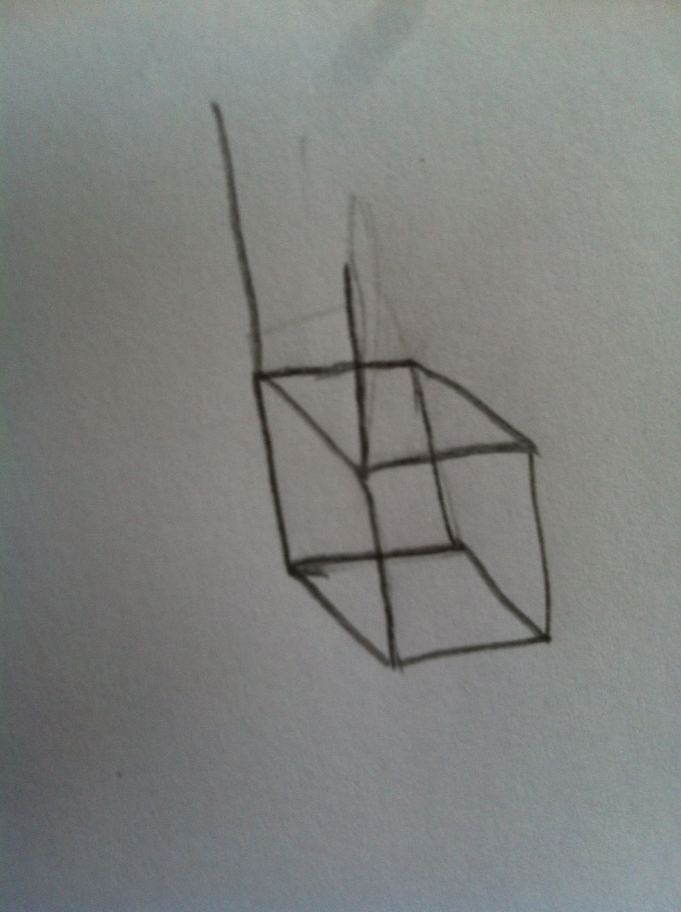 How to draw a 3d box with a lid - B+C Guides