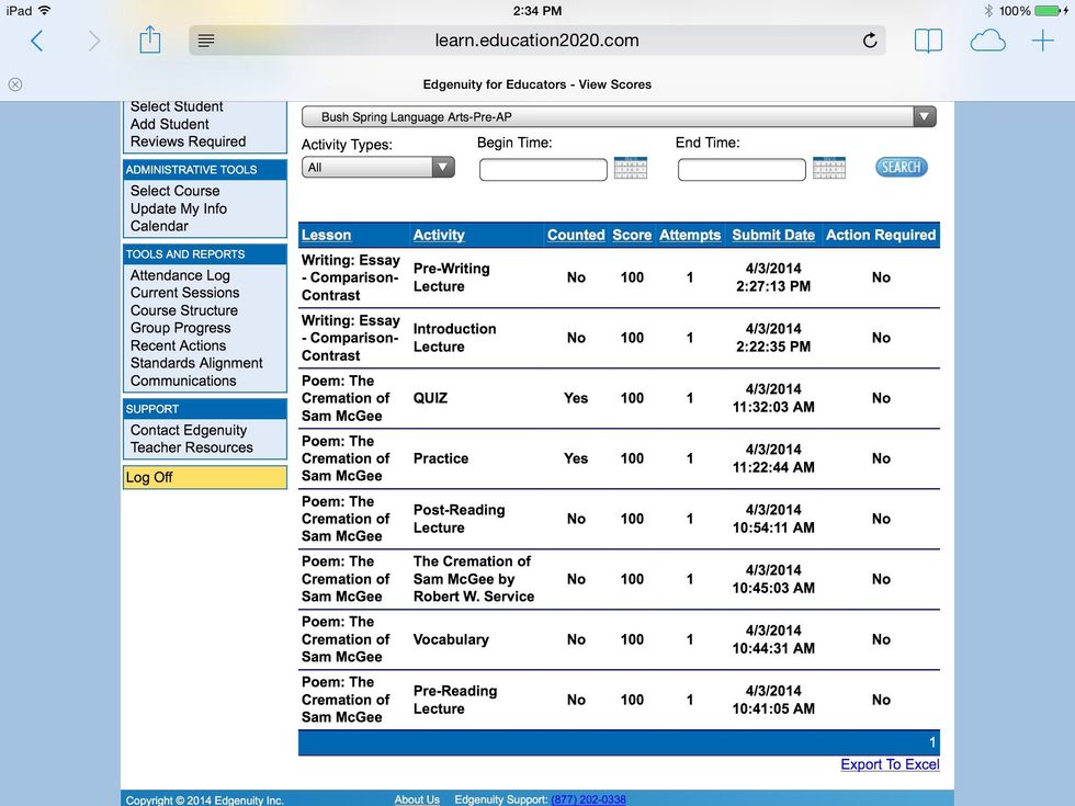 How to set up a class in edgenuity - B+C Guides