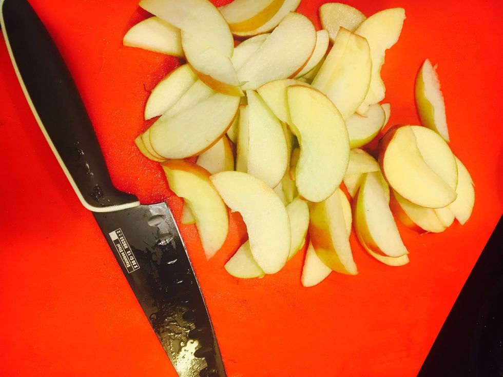 How to make skinny apple slice - B+C Guides
