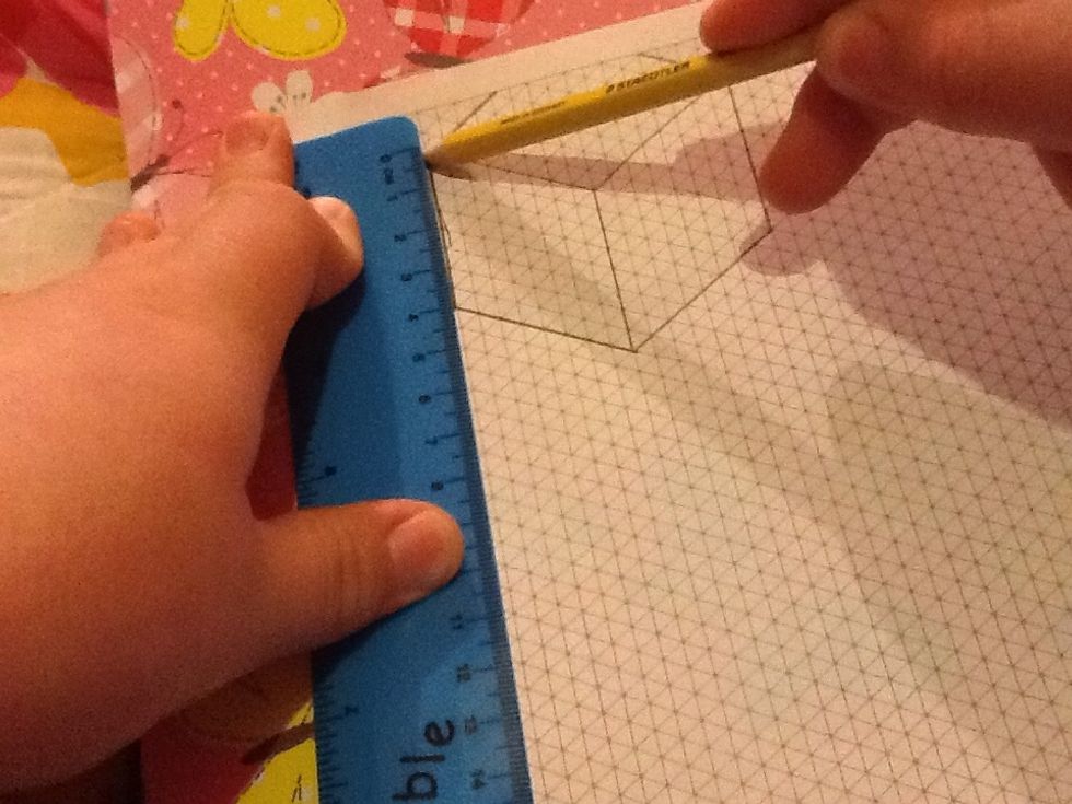 How to draw an isometric cube animal - B+C Guides