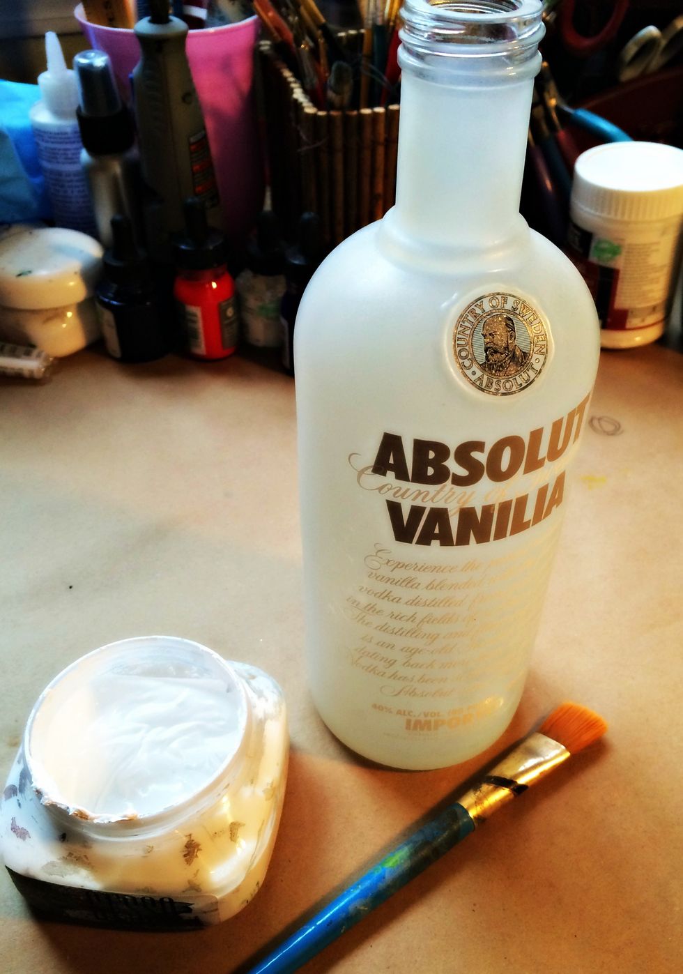 How to create a mermaid altered bottle by monica downing - B+C Guides