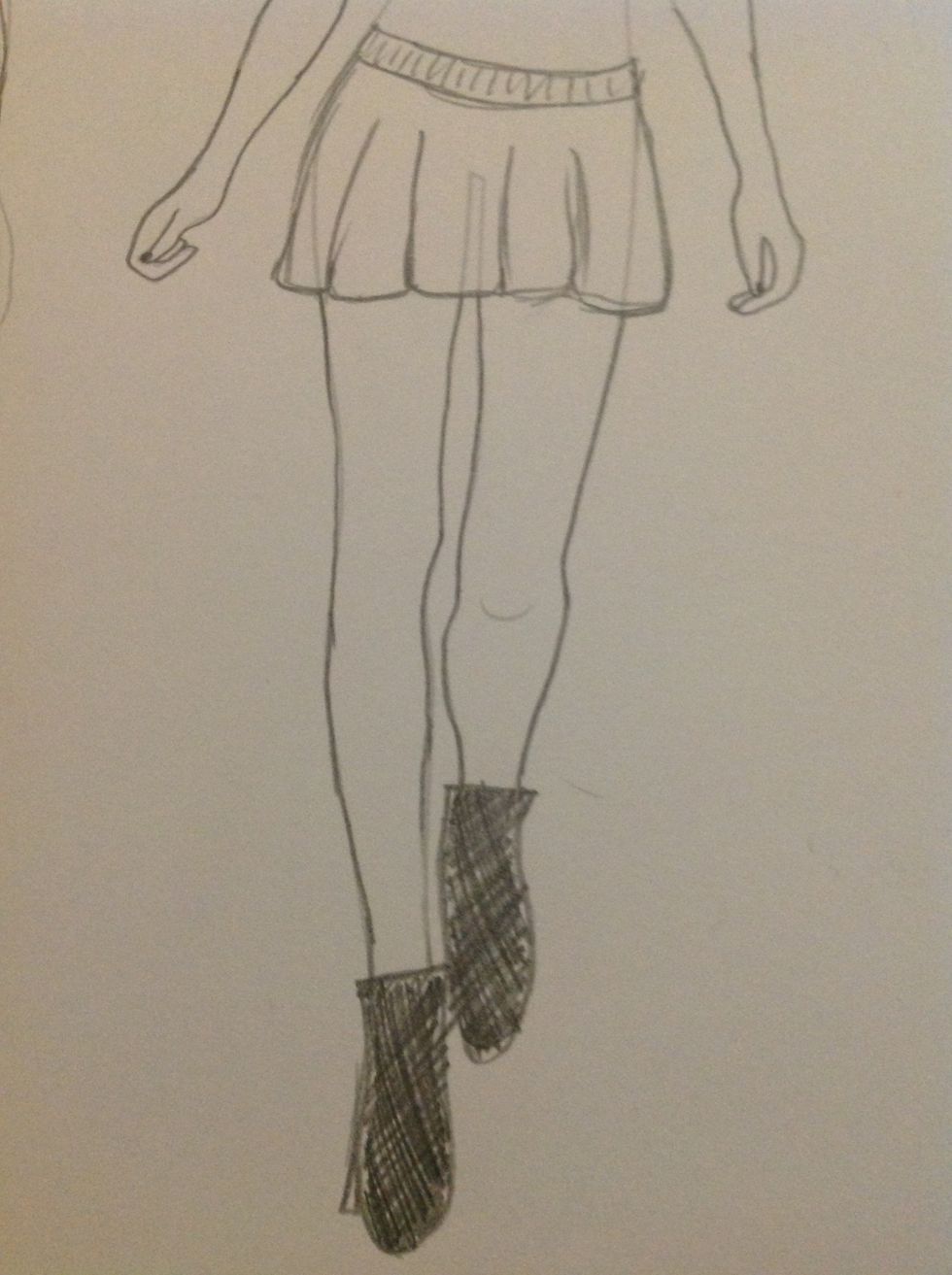 How to draw fishnet tights - B+C Guides