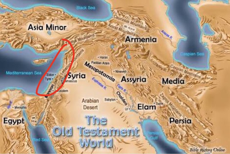 Old Testament Lands Old Testament Maps Wednesday In The Word
