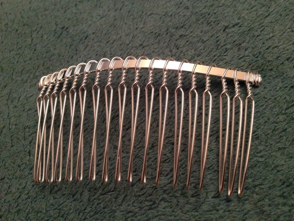 How to make a beaded hair comb - B+C Guides