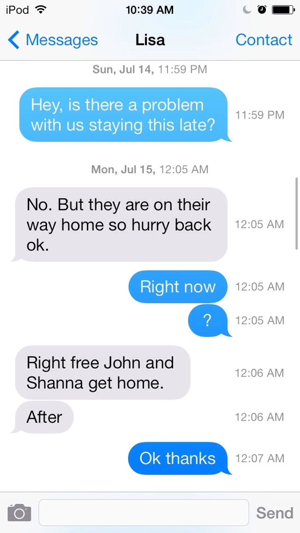 How to know exactly when a text was sent - B+C Guides