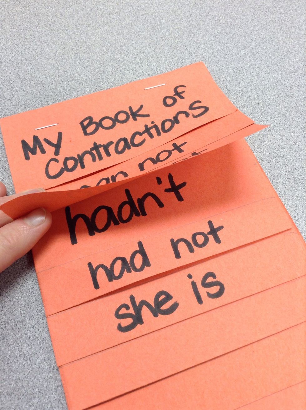 How to make a flapbook - B+C Guides