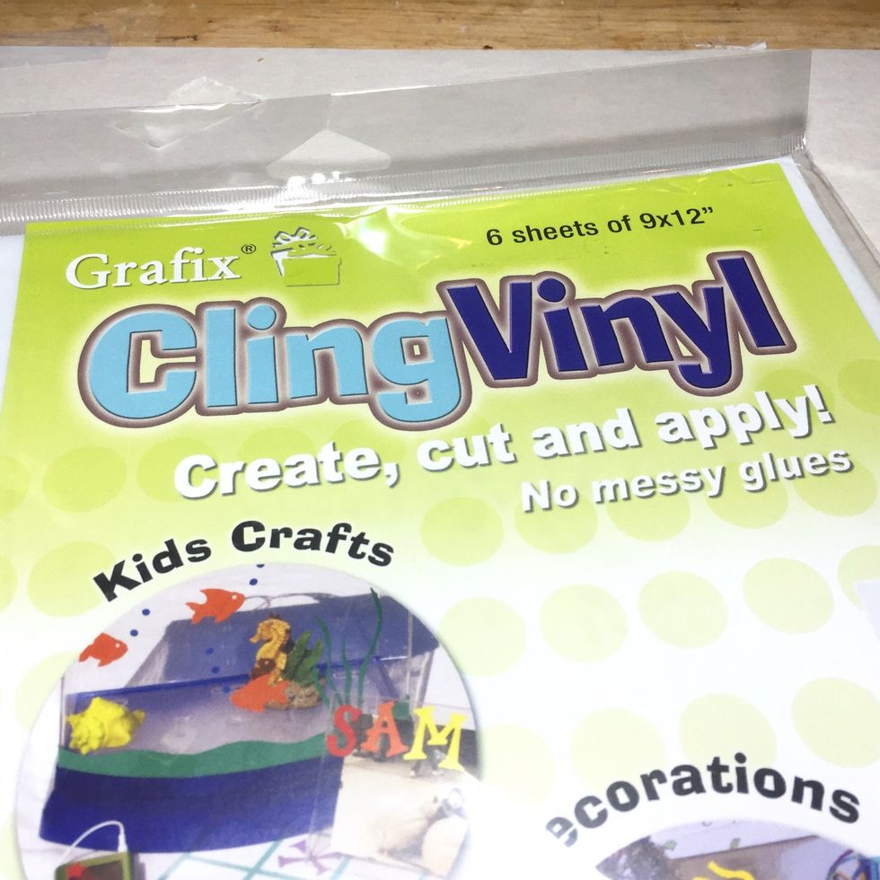 How to create a cling vinyl suncatcher by grafix - B+C Guides