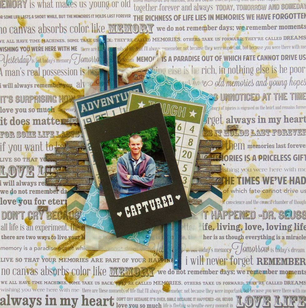 How to create a hidden journal envelope scrapbook page - B+C Guides