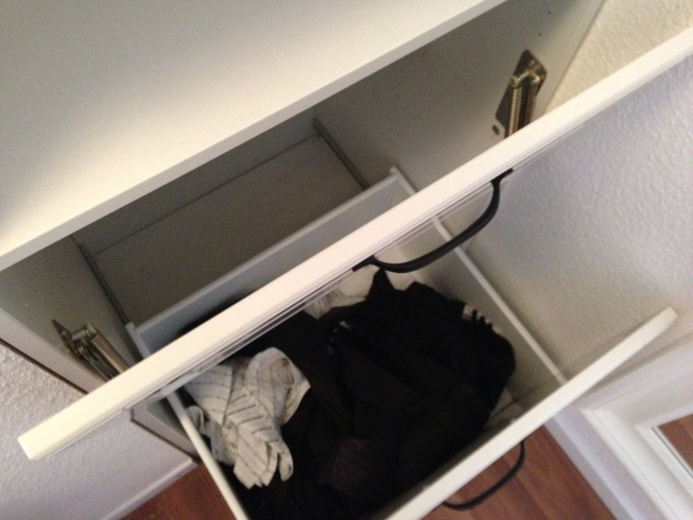 How to build a (fake) laundry chute in your bedroom - B+C Guides