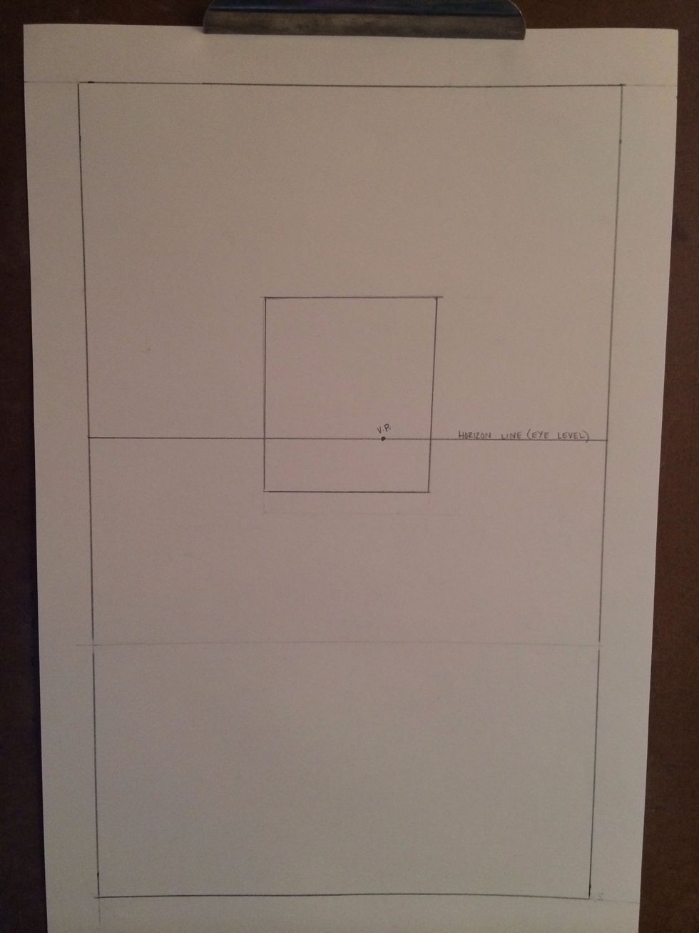 How to draw a hallway in 1-point perspective, part 1 - B+C Guides
